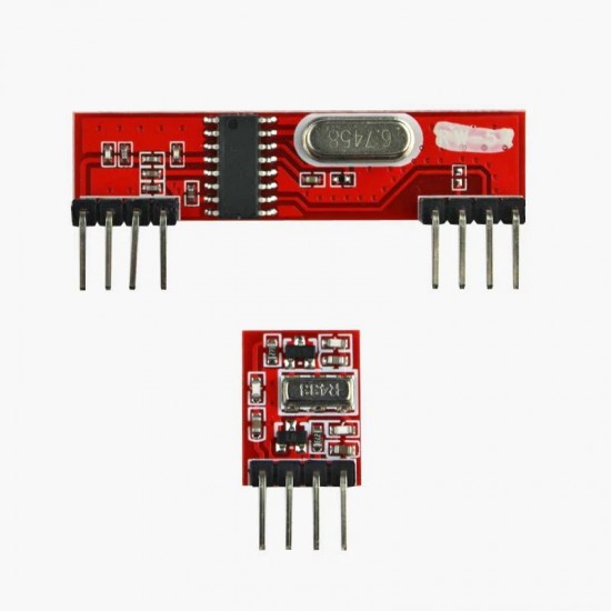 RF Transmitter & Receiver - 433 MHz Hi-Quality full SMD make RF Transmitter & Receiver - 433 MHz Hi-Quality full SMD make